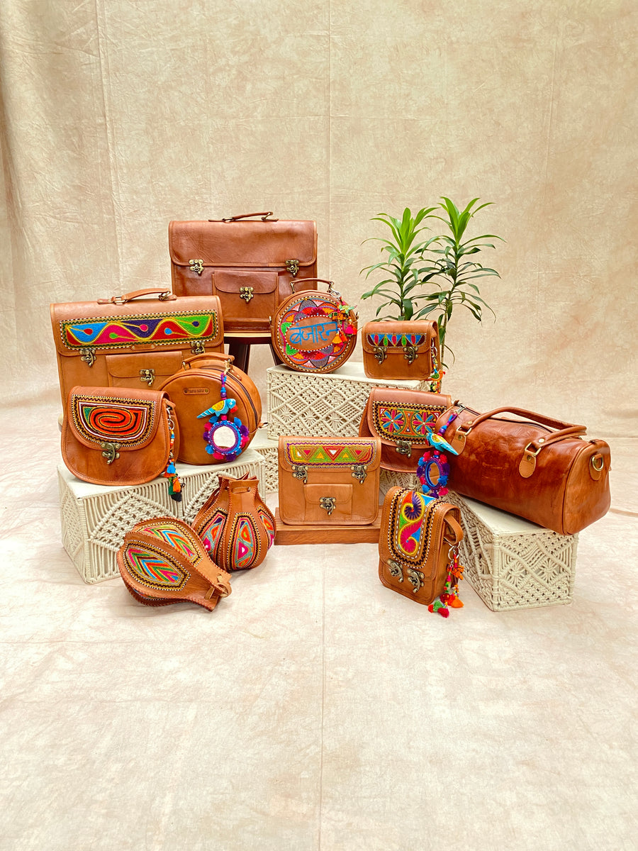 Pure Leather Bags by Taana Bana – Taana Bana | The Boho Ethnic Official ...