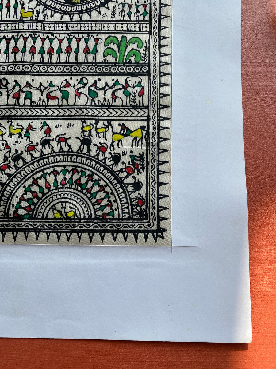 Pattachitra Tribal Painting design 2 – Taana Bana | The Boho Ethnic ...